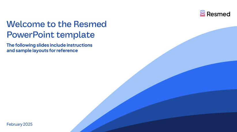 Brand Resmed | Templates and toolkits